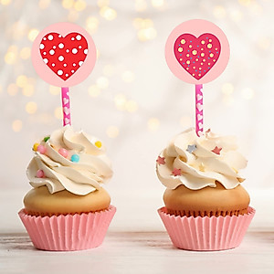 Partywind 2000 PCS Valentine's Day Stickers, Happy Valentines Conversation Heart Stickers for Envelope/Crafts for Kids Classroom, Love Stickers for Party Decorations (4 Rolls)