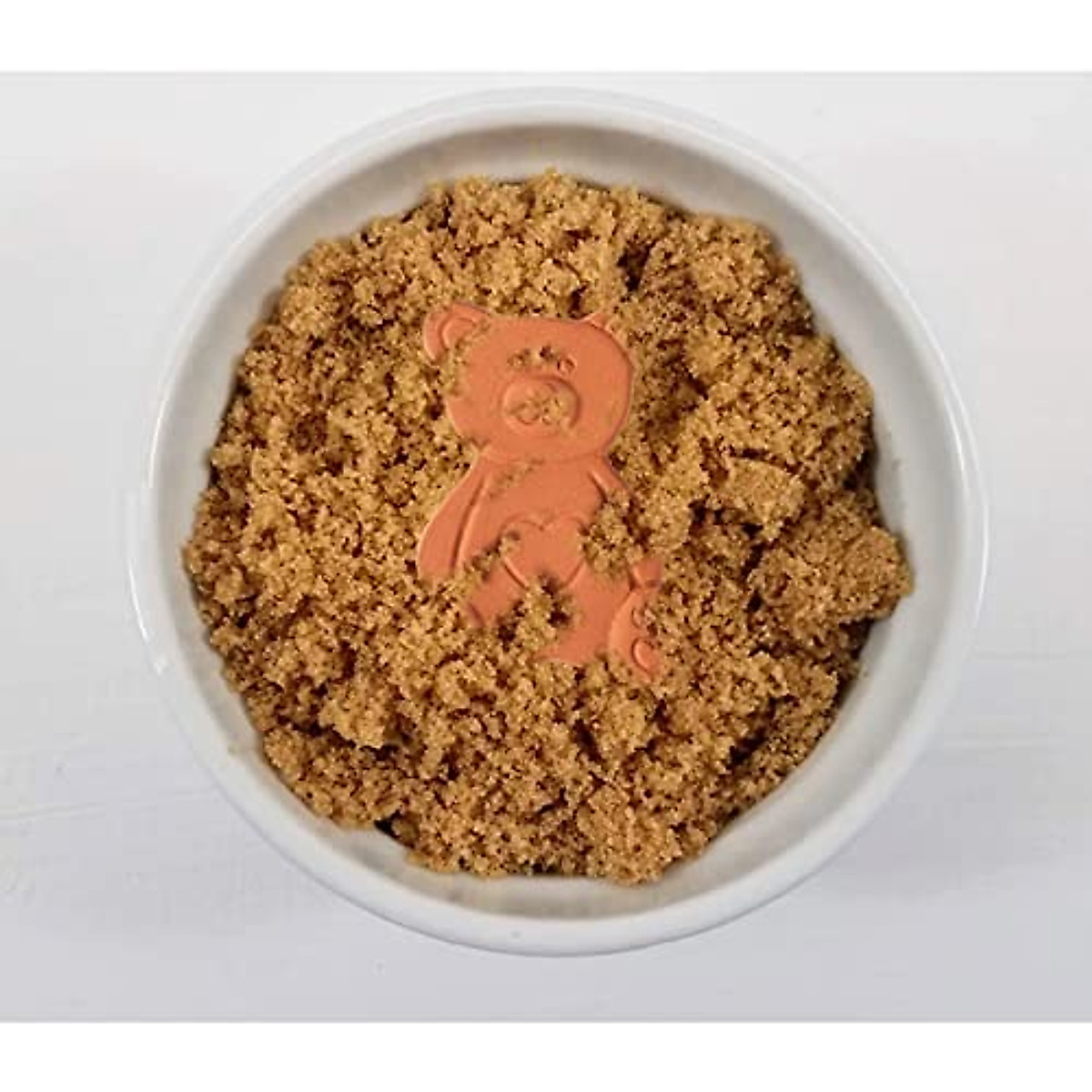 dgudgu 4 PCS Terracotta Brown Sugar Bear Keeper and Saver Brown Sugar Disc Brown Sugar Softener