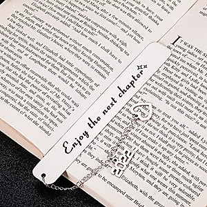 Bookmark Gift for Book Lover Inspirational Christmas 2022 Graduation Birthday Retirement Stocking Stuffers Gift for Women Men Boys Girls Senior Boss Coworker Leaving Promotion New Dad Mom Gift