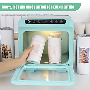 Goodcrafter Sublimation Oven Machine 110V Convection Oven for Sublimation Blanks Mugs Tumblers Cups Water Bottles Bulk Printing with Mini Heat Gun,Heat Shrink Bag,Heat Resistant Tape,Glove.