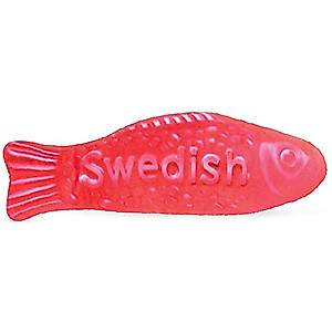 iscream Swedish Fish Package 12" x 18" Pillow Set with Mini Fish Candy Pillows