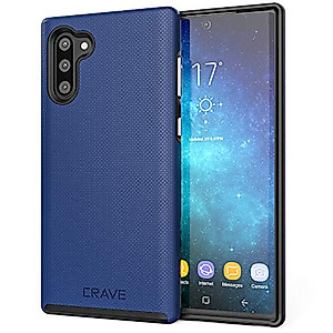 Crave Note 10 Case, Dual Guard Protection Series Case for Samsung Galaxy Note 10 - Navy