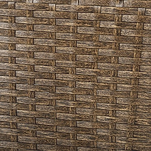 Christopher Knight Home 302169 "Liam CKH Outdoor Individual Items, 2-Pcs Set, Brown/Ceramic Grey