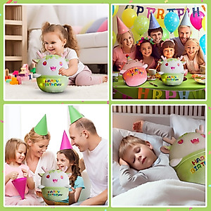 AYQNMHR Spirit Stuffed Animal Plush Toy, 10in LED Light Up Happy Birthday Plush Doll Cute Spirit Plushies Pillow for Girls Boys Home Decoration Christmas Birthday