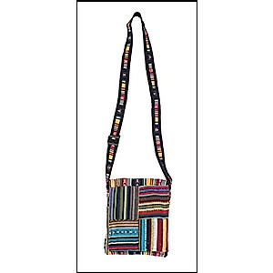 Small Adjustable Tribal Bohemian Crossbody Shoulder Bag Sling Purse or Tablet Case
