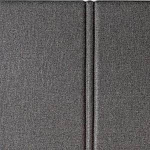 ZINUS Cambril Upholstered Platform Bed Frame with Sustainable Bamboo Slats / No Box Spring Needed / Mattress Foundation / Easy Assembly, King