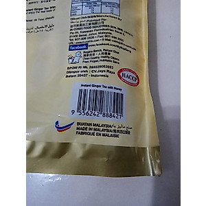 Instant Ginger Tea with Honey 11.4 Ounce, 18 Sachets in 1 Pack