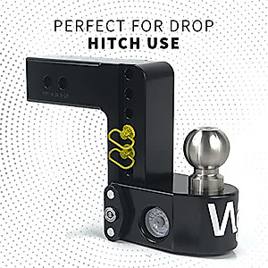 Trailer Hitch Pin and Clip 1 X 7.5” Receiver Pin, Use for Drop Hitches, Multi Hitches, Hitch Plugs, Bike Racks, and Cargo Carriers– by Goreks