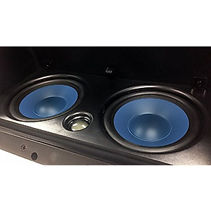 5252AC Silver Ticket in-Ceiling Speaker with Pivoting Full Speaker Adjustable Angle Woofers and Tweeter (Dual 5.25 Inch in-Ceiling Center Channel) Ceiling ONLY