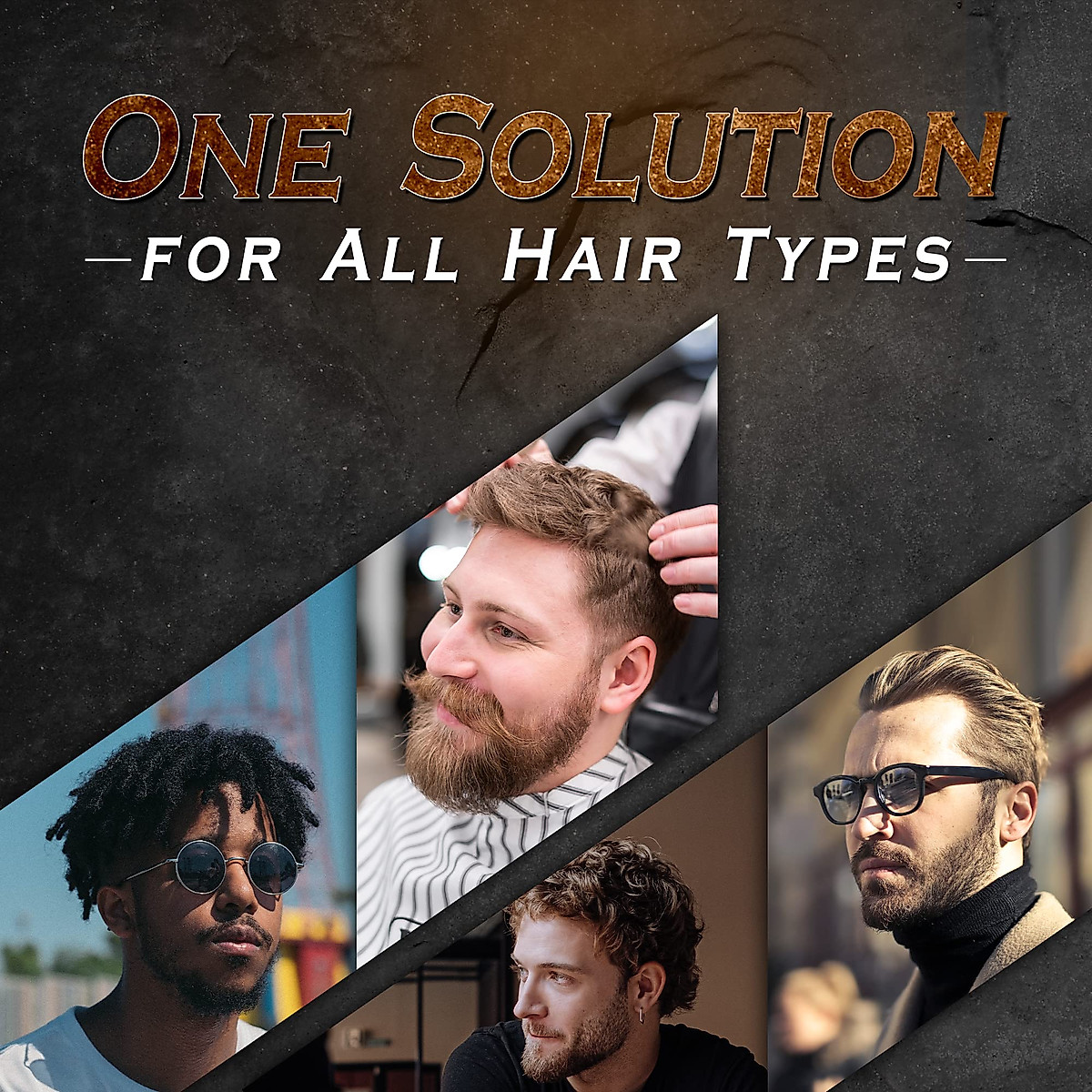 Bossman Hair Shampoo and Conditioner Combo - Hydrating, Strengthening, and Soothing Formula for Men's Hair - Paraben Free & Sulfate Free (Stagecoach)