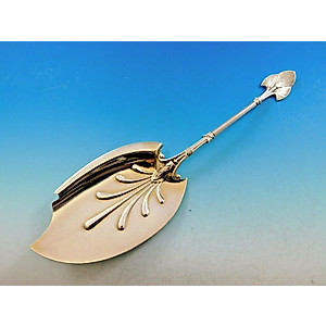 Lotus by Gorham Sterling Silver Flatware Ice Cream Server 10 1/4" Floral Unique!