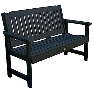 Highwood AD-BENW1-BKE Lehigh Garden Bench, 5 Feet, Black