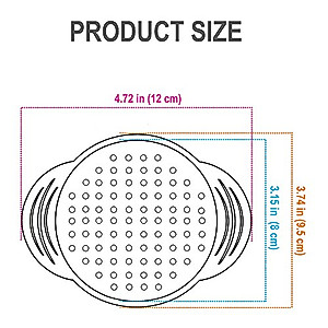 WishDirect Tuna Strainer Press, Tuna Can Strainer Food-Grade Stainless Steel Canning Colander for Regular-Size and Wide-Necked Tunas