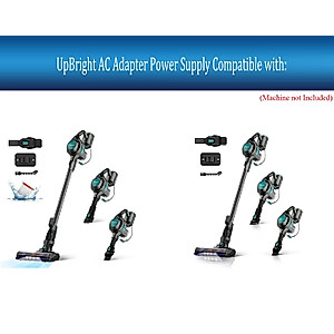 UpBright 26V AC/DC Adapter Compatible with Voweek VW-VC07 VW-VC08 VWVC07 VWVC08 VW-VC08-B VW-VC08B 22.2V 2200mAh Li-ion Battery 120W Stick Cordless Vacuum Cleaner 26VDC 400mA 0.4A Power Supply Charger