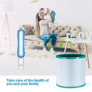 Replacement Air Purifier Filter for Dyson, Housmile Compatible with Dyson Tower Purifier Pure Cool Link Dyson TP01, TP02, TP03, AM11, BP01, Compare to Part 968126-03