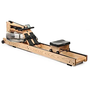 WaterRower Ash Rowing Machine with S4 Monitor | USA MADE | Original Handcrafted Erg Machine for Home Use & Gym | Best Warranty