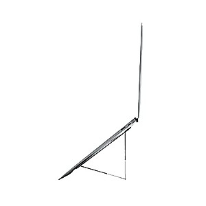 MAJEXTAND MacBook/Laptop Stand | Thinnest Adjustable Portable Ventilated Ergonomic Stand | Integrate with Most Laptops Under 18”, 6 Height Settings | US Patented (Black)