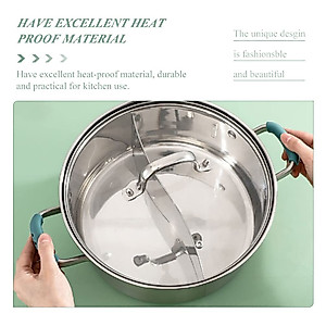 Hemoton 24 Pcs Silicone Hot Handle Holder Covers 12Pcs Assist Hot Handle Holder Pot Holders Cover Non- Slip Hot Handle Holder Sleeves Heat Insulated Pot Grip Covers