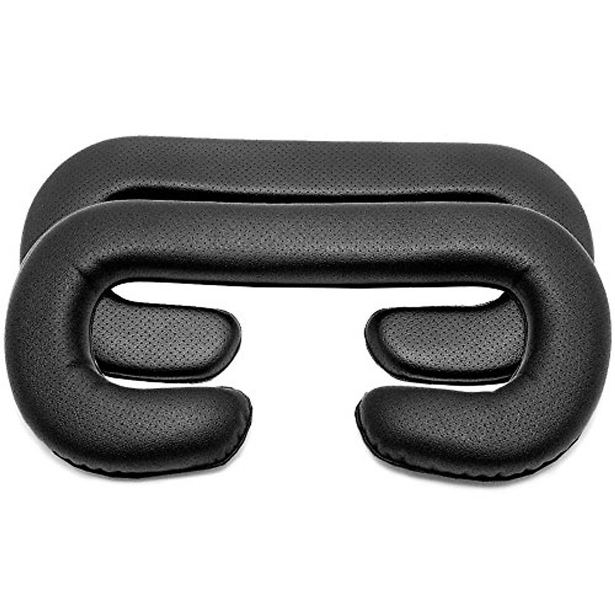 KIWI design VR Face Cover Cushion for HTC Vive, Foam Pad Eye Pad Replacement for HTC Vive 2 Packs 12mm 6mm with Lens Cleaning Kit