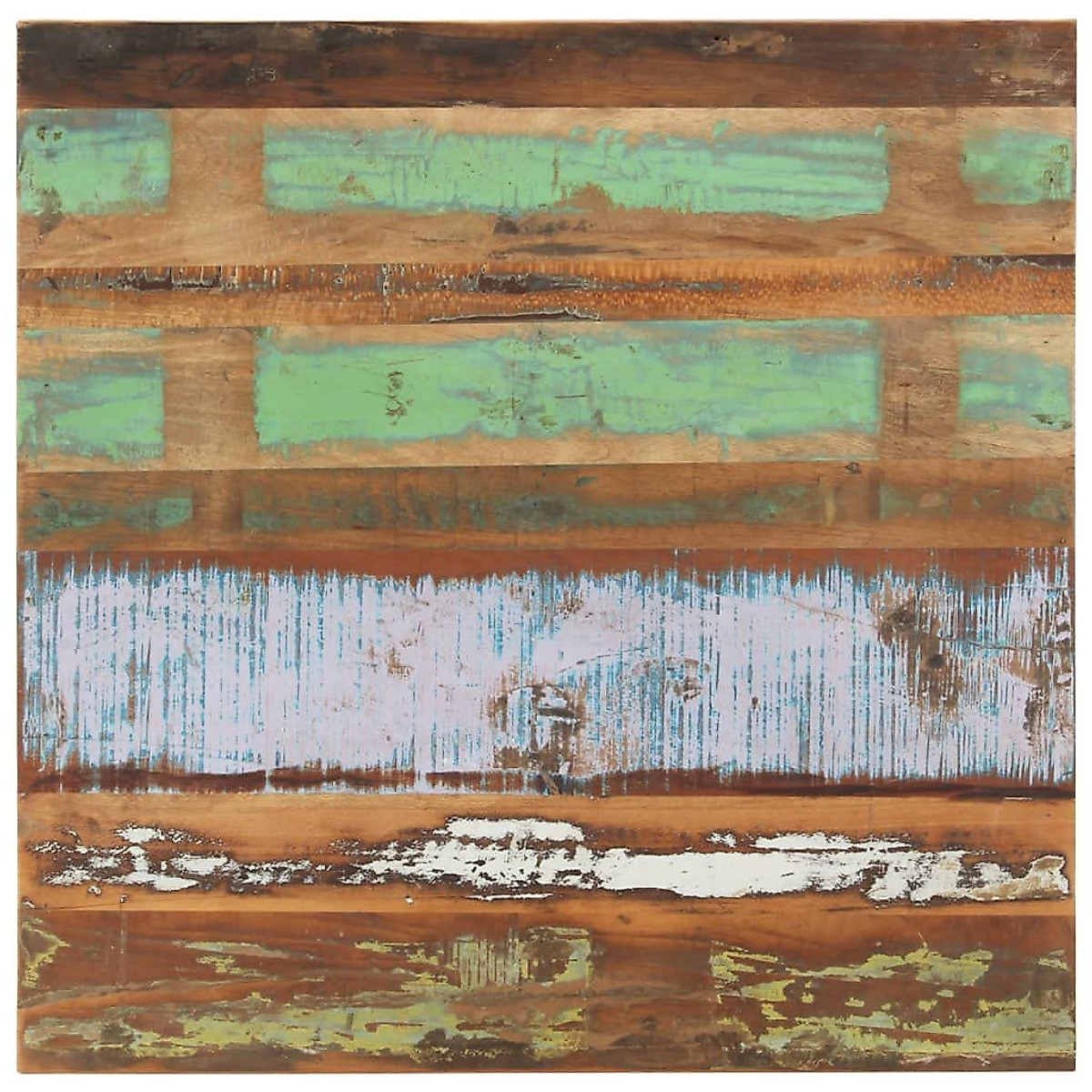 QJBSAVVA Coffee Table 31.5"x31.5"x15.7" Solid Reclaimed Wood,Wood Center Table Low Table TV Stand Sofa Table Suitable for Meeting Rooms, Reception Rooms, Offices