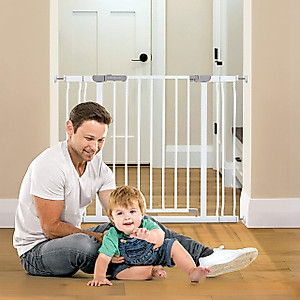 Little Chicks Winston Pressure Mounted Baby Safety Gate with Stay Open Feature, 29.5-39 inches -Model CK037