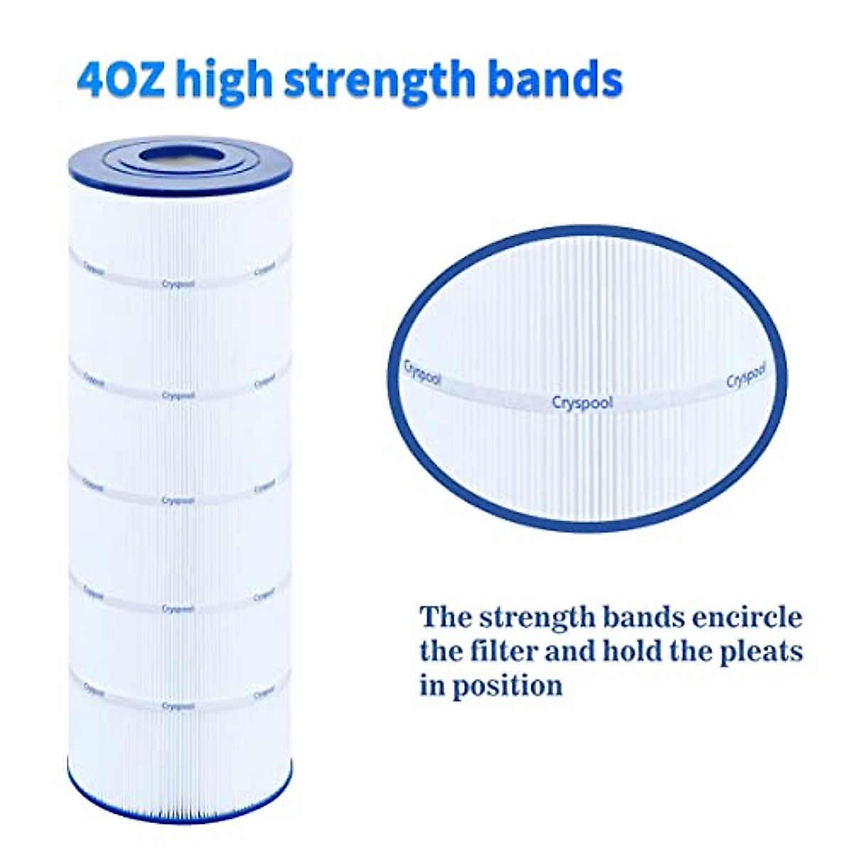 Cryspool Pool Filter Compatible with SwimClear C200S, CX200XRE, PA200S, Unicel C-9442, 200 sq.ft, 1 Pack