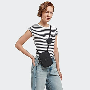 Kipling Women's Elvin Black Noir Crossbody Bag