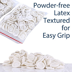 GreenLife® 100/300/500pcs General Finger Cots Finger Protector Finger Support Disposable Latex Nail Cover Durable High Elastic Anti Static Protect Sleeves Tool (100pcs)