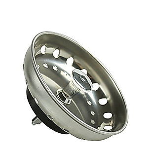 US Type Stainless Steel Replacement Fixed Post Sink Strainer Basket