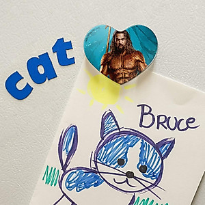 Aquaman Movie Jason Mamoa Full Costume Heart Acrylic Fridge Refrigerator Magnet