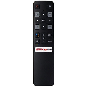 BESIA Universal RC802V Voice Remote for TCL Android TV 40S330 32S330 65Q637 55Q637 55S430 40S334 32S334 70S430 32A325 32A323 43S430 65Q637 55Q637 43S434 50S434 55S434 65S434 75S434 32P30S 50S435