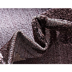 Unique Loom Outdoor Modern Collection Area Rug - Chicago (5' 1" x 8' Rectangle, Brown/ Orange)