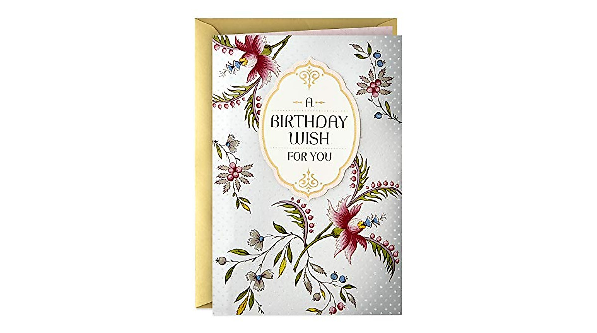 Send a Special Wish with Hallmark Golden Thread Card