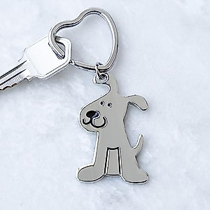 iHeartDogs Rescue Pup Keychain - Great Gift for a Dog Lover - Each Purchase Provides 4 Donated Meals to Shelter Dogs