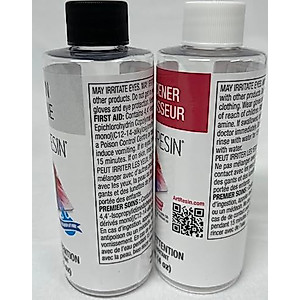 ArtResin - Epoxy Resin - Clear - Non-Toxic - 8 oz (4 oz resin + 4 oz hardener) (236 ml)