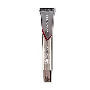 VASANTI Hyaluronic Boost Lip Plumper - Non-Sticky Lightweight Cosmetics for Soft Hydrated Lips (Metallic Shine)