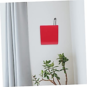 Holibanna Remote Control Storage Box Rc Stand Vanity Organizer Tray Cellphone Stand 4pcs Box Wall Adhesive Pen Holder Remote Wall Stand Wall Sundries Holder Wall Mounted Rack Storage Rack