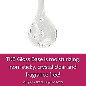 TKB Lip Gloss Base | Clear Versagel Base for DIY Lip Gloss, Made in USA 11 oz (2 of 5.5 oz bags) Mineral-Oil-Free