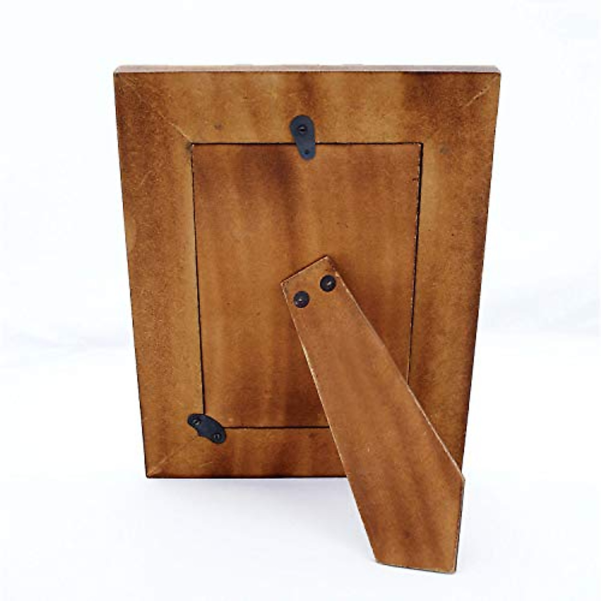 Foreside Home and Garden 4 x 6 inch Southwest Pattern Decorative Wood Picture Frame, 43, White, Brown