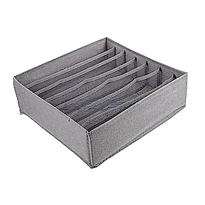 CHILDWEET 7 Mesh Storage Box Basket Storage Bins Storage Bins for Shelves Desk Dividers Sock Storage Box Drawer Organizers for Clothing Purse Bra Sock Closet Cabinet Storage Bra Sock Divider