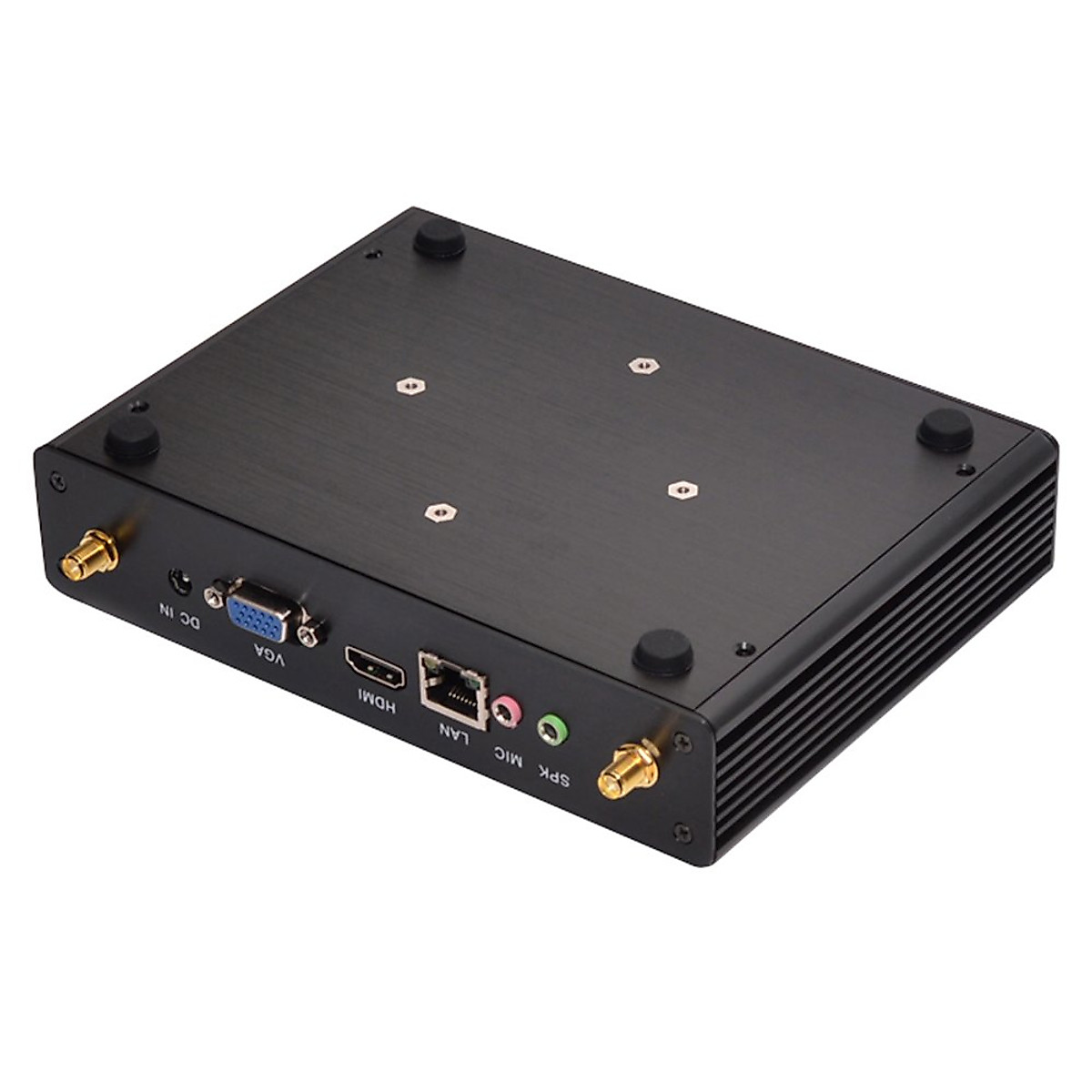 HUNSN Fanless Mini PC, Desktop Computer, HTPC, Kodi Box, Intel Core I5 4200Y / 4300Y, Windows 11 or Linux Ubuntu, BM05, VGA, HDMI, LAN, 4 x USB3.0, 2 x USB2.0, 8G RAM, 128G SSD