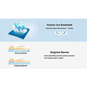 FindPanda Weighted Blanket Adult 17 lbs King Size 78"x85" Dark Grey, Premium Fabric with Glass Beads