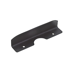 Richelieu Hardware BP80996900 3 1/2-inch (89 mm) Center-to-Center Matte Black Modern Cabinet and Drawer Edge Pull Handle for Kitchen, Bathroom, and Furniture