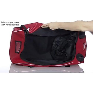 Rawlings | COVERT Duffle Equipment Bag | Baseball/Softball | Navy