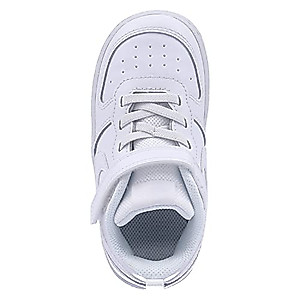 Nike Boy's Court Borough Low 2 (Little Kid) White/White/White 1.5 Little Kid M