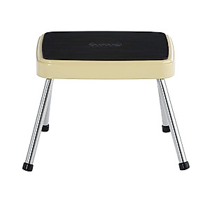 COSCO Stylaire Retro 1-Step Steel Step Stool, Yellow