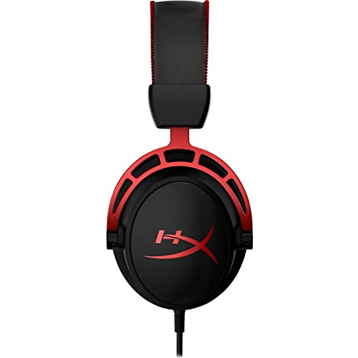 HyperX Cloud Alpha - Gaming Headset, Dual Chamber Drivers, Legendary Comfort, Aluminum Frame, Detachable Microphone, Works on PC, PS4, PS5, Xbox One/ Series X|S, Nintendo Switch and Mobile – Red