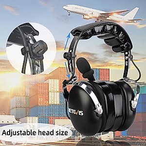 Retevis Noise Reduction Walkie Talkie Headset,Volume Adjust RT22 RT21 H-777 RT68 NR10 RT86,Compatible with Baofeng UV-5R 5RM Samcom Rugged Radios,Two Way Radio Headset with Mic(1 Pack)
