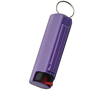 SZCO Supplies Scorpion Hard Shell Keychain Pepper Spray, Purple, 1/2-Ounce