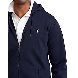 Polo Ralph Lauren Men's Full Zip Active Hoodie (Large, Navy)